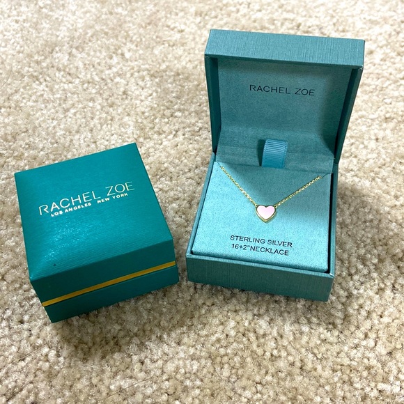 Rachel Zoe | Jewelry | New Rachel Zoe Gold Heart Pendant Necklace ...